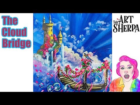 Castle in the Clouds Fairytale Fantasy painting Live steam | TheArtSherpa