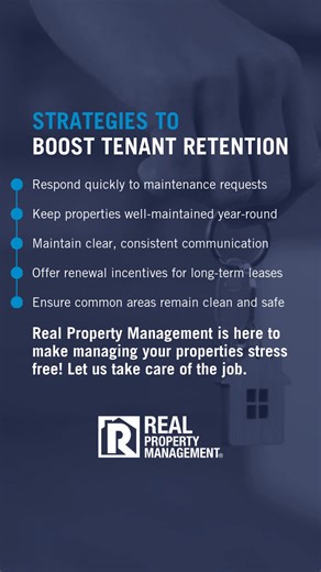  Keeping tenants happy leads to lower turnover and steady rental...