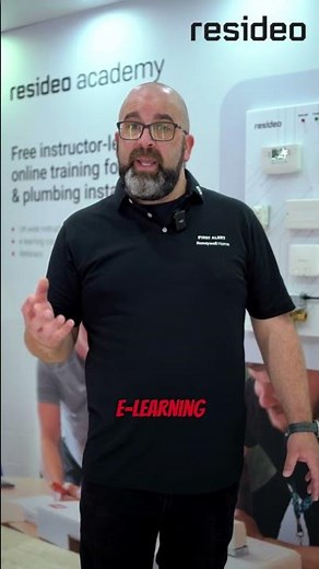 Free training for heating and plumbing installers from Resideo Academy