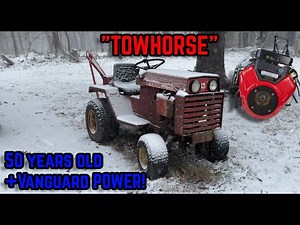 Big garden tractor gets new Engine (tow rig)