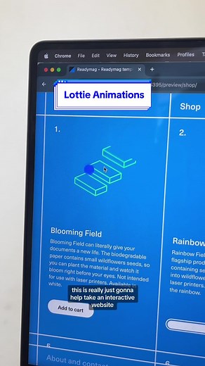 Double the Animation Fun with Lottie Animations in Readymag