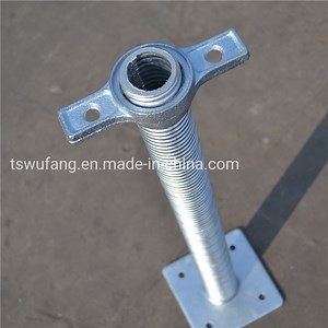 [Hot Item] Base Plate Adjustable Leveling Screw Jack Scaffold Parts