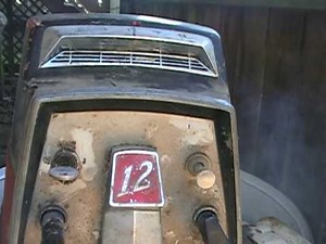 1950's Antique Elgin 5/7.5/12hp outboard (selectable by key switch)