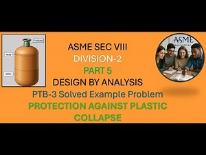 ASME Section VIII Div 2 PTB-3 Examples | Plastic Collapse: Elastic, Limit-Load & Elastic–Plastic