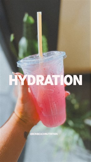 Bonbeach Nutrition on Instagram: "HYDRATION ISN’T JUST WATER 👆 Do we need to say that again for the people at the back? When you sweat, train, or live a busy life, you lose electrolytes, sodium, potassium & magnesium… the stuff that helps your body ABSORB water So no electrolytes= water in, water out 🚽 Add minerals back in = better energy, less fatigue ⚡️"