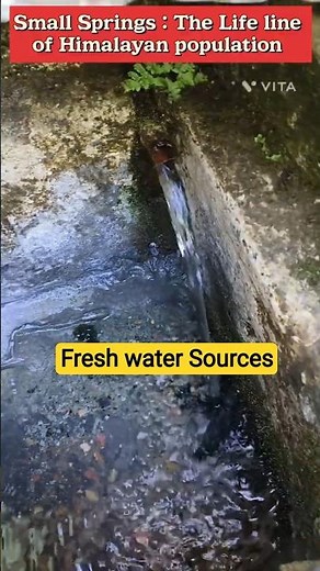Springs in Himalayan Regions | Freshwater sources in Himachal and Utrakhand | #watersprings #water