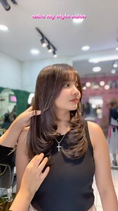 Basic color Down perm Haircut | azkamystylesalon