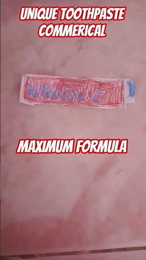 Unique Toothpaste TV Commercial (With Pink Bear and my version)