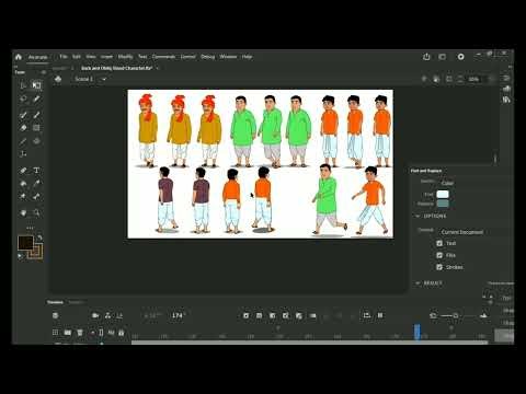 Adobe Animate CC Old Man Character with 4 Variations | Free Download