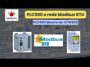 Codesys [019] - PLC500 Controlando o CFW500 pela rede Modbus RTU