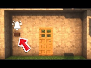 How to make a doorbell in Minecraft