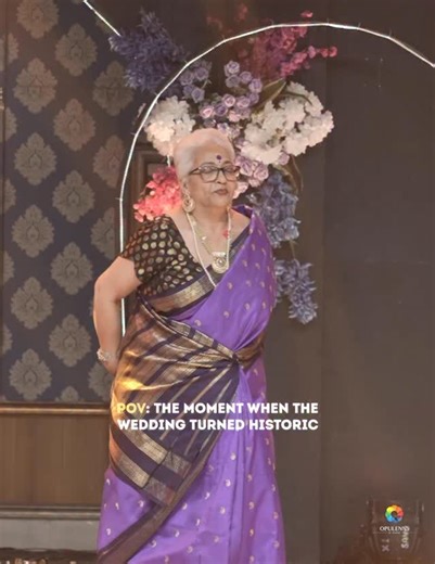 She doesn’t follow wedding trends — she defines them. 👑 The moment “Ramba Ho” plays and Kalpana Iyer Jee steps in, time pauses, phones come out, and the wedding hits its highest note. No rehearsals. No filters. Just an OG presence that turns a dance into a memory everyone carries home. This isn’t a performance. This is legacy energy ✨ @kalpanaiyer (Indian wedding reel, OG wedding vibes, Ramba Ho dance, desi shaadi fun, relatives wedding dance, classic Bollywood wedding song, Indian wedding nost