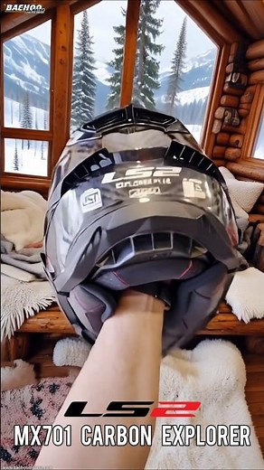 LS2 MX701 Carbon Explorer helmet available at Bachoo Motors