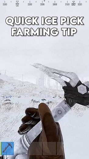 The CORRECT way to use an ice pick | #rust #tips #tricks #tutorial #rustconsole #easy #beginner #fast