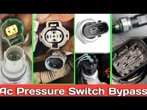 How To Bypass 2 wire 3 wire & 4 wire Ac Pressure Switch