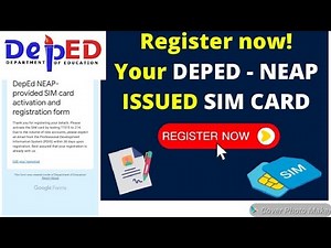 HOW TO REGISTER YOUR NEAP SIM | NEAP | DEPED PHILIPPINES