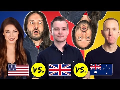 English vs American vs Australian Accents THIS BLEW MY MIND!!!