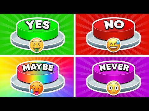 Choose One Button! YES or NO or MAYBE or NEVER 😨🔥 Quiz Galaxy