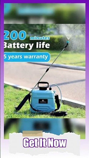 5L Electric Backpack Sprayer For Pesticide And Irrigation