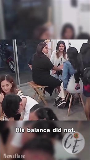 He Leaned Back for One Second — Gravity Took Over 😂🪑