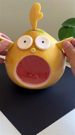 Fruit Monster Craft #fruitcraft #monstercraft #diyfun #kidscraft #creativeidea #funactivity #easyart #cuteproject #artforkids #simplecraft | paper craft ideas