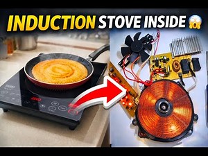 Induction Stove Inside 😱 | How Induction Cooktop Works #tech #technology #technical