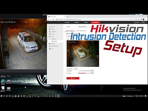 How To Setup HikVision Intrusion Detection #hikvisiondvr #ivms4200