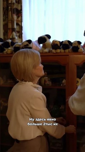 Darya Dontsova REALLY loves pugs