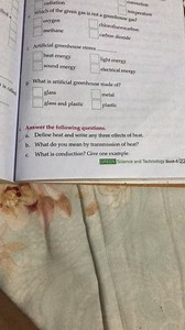 a. Define heat and write any three effects of heat.b. What do ... | Filo