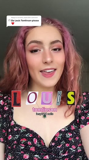 Louis Tomlinson Inspired Nails: Nail Art Inspiration