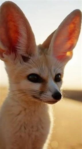 🏜️ 사막을 가르는 페넥여우의 질주 🦊✨(Fennec Fox Running Across the Desert) #fox #funny #cute