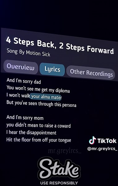 4 Steps Back, 2 Steps Forward🎧 #lyrics #music #foryou #fyp #fypage