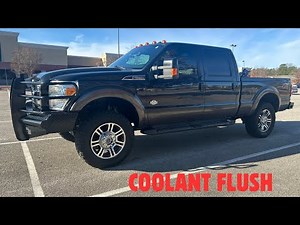 2011-2024 Ford 6.7L Powerstroke Diesel How to do a COOLANT FLUSH