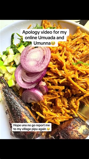 Decided to go local just to please my online Umunna and Umuada😂😂😂#contentcreator #foodblogger #goviral #fyp