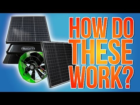 How Do Solar Attic Fans Work? #solar #atticfans #ventilation