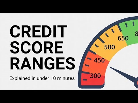 Everything You Need to Know about Credit Score Ranges | Explained in 10 minutes.