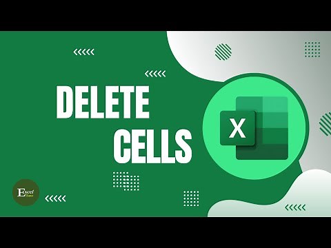 How to Delete Cells in Microsoft Excel | Excel Tutorials No 33