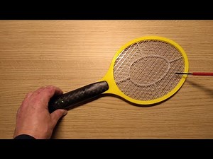 Inside Poundland's electric fly zapper bat. (with schematic)