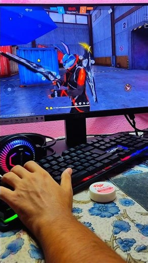 Fire Gaming Keyboard | ⌨️🖱️📱Mix Pro Geek Gamer #freefire#mixpro#geekgamer#keyboardmouse