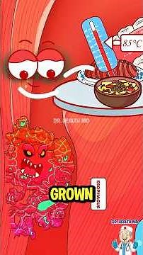 The Monster Inside: Hot Food + Smoking #health #shorts