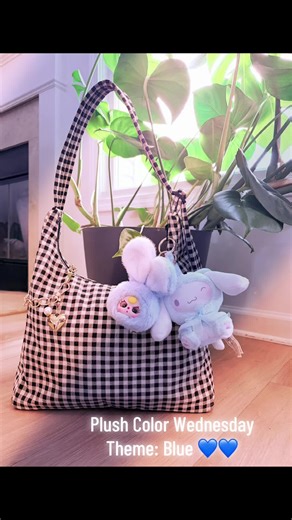 Plush Color Wednesday Theme: Blue feat. @MINISO @MINISO United States cinnamoroll and bb3 and @BAGGU. If you’re new here, check out @Library Scott for next weeks #plushcolorwednesdaychallenge #myminisousa #minisoambassador #february #fun