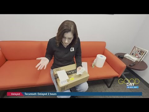 Amanda's Home Hacks: Reusing a box? Here's a quick, easy way to remove addresses on shipping labels