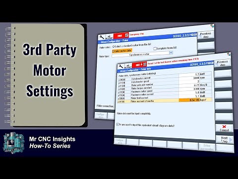 Non-Siemens Synchronous Rotary Motors | Commissioning using a SINUMERIK 840D sl
