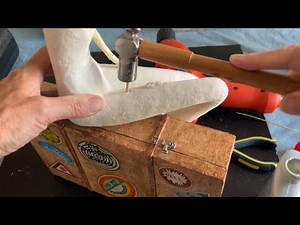 How I made a seated woman from paper maché