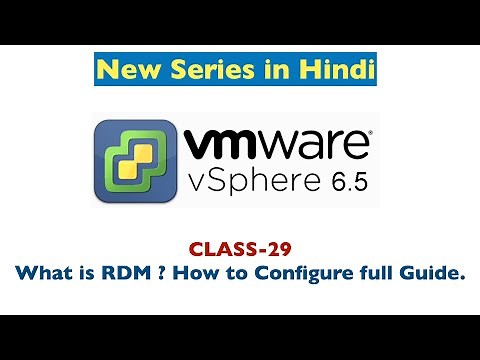 What is RDM in VMware vSphere ? How to configure RDM Disk Full Guide
