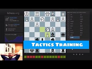 Solving tactics on lichess.org - Checks, captures, threats!