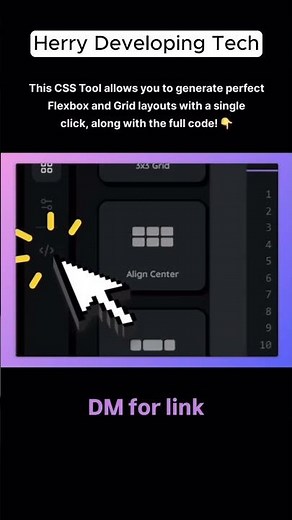 One-Click CSS Layout Generator 💻 HTML, CSS & JS | 🎨 Effortless Flexbox & Grid 🌟 ||#shorts #video #ai