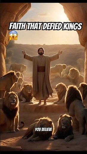 🦁 The Lions’ Den – Daniel (Daniel 6:10–24)