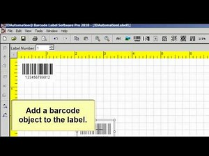 How to Create Incremented Barcodes using the Barcode Label Software