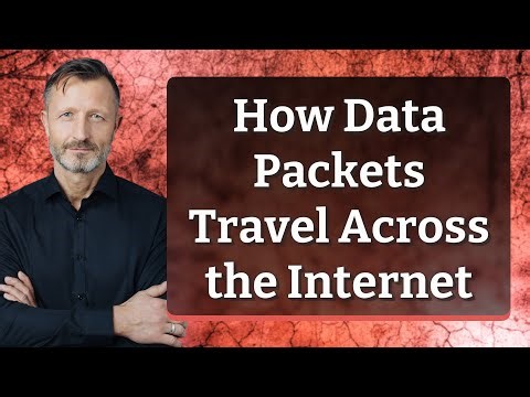 How Data Packets Travel Across the Internet